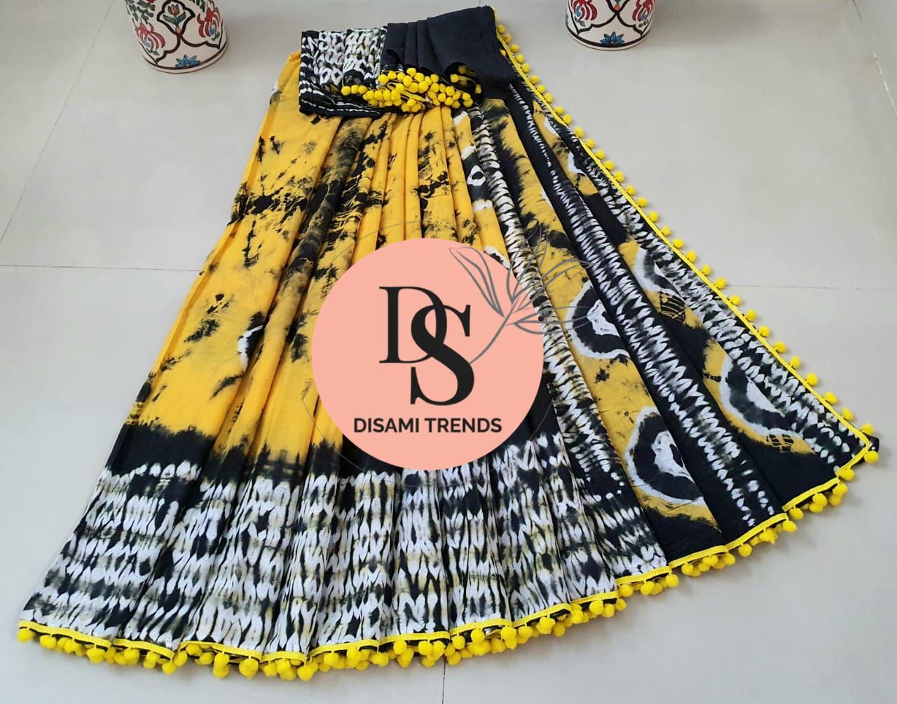 Yellow Print Cotton